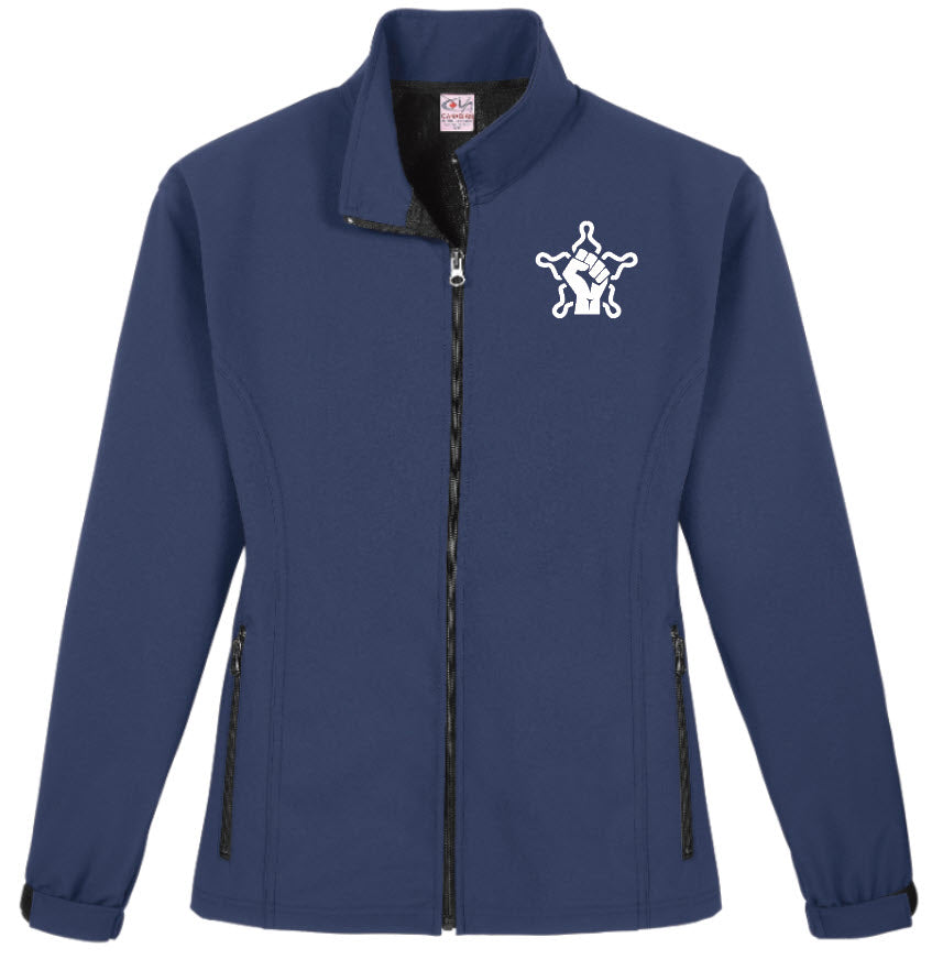 Women's Soft Shell Jacket (BCGEU fist symbol) – BCGEU Online Store